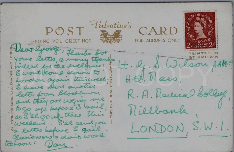 RPPC Vintage Postcard Liverpool Landing Stage Ships England WWII | eBay