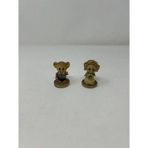 Vintage Enesco Miceville Grandfather & Grandmother Mouse Mice | eBay