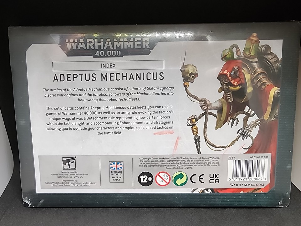 WARHAMMER 40k INDEX: ADEPTUS MECHANICUS - GAMES WORKSHOP GW 40k – Brand ...