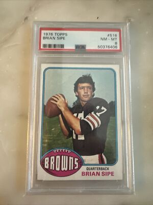 1976 Topps Brian Sipe Rc Psa 8 | eBay
