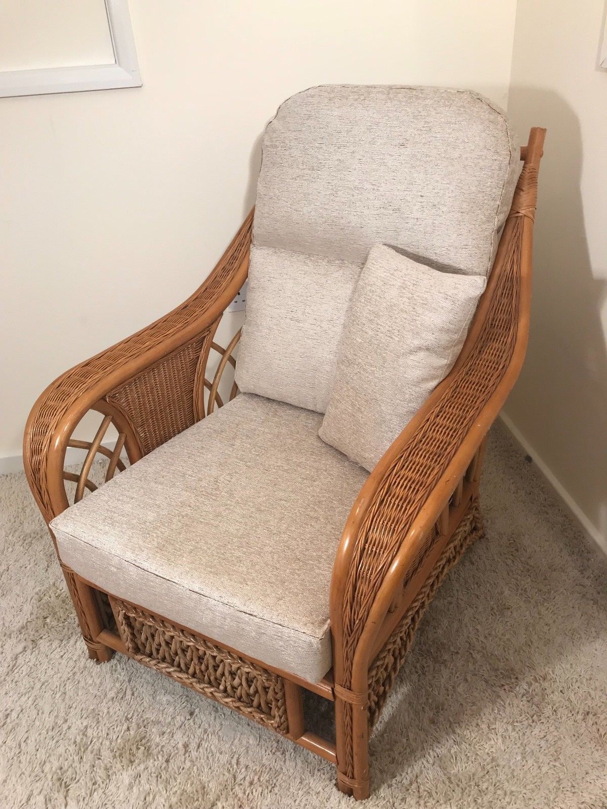 NEW CUSHIONS or COVERS FOR CANE / WICKER / RATTAN CONSERVATORY ...