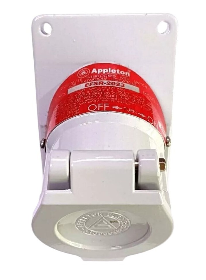 Appleton Electronic EFSR-2023 Receptacle Cover Assembly EFSR2023 ...