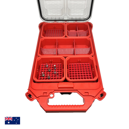 Milwaukee 48228431 & 48228436 Low Profile Packout - Hex Bit Holder | eBay