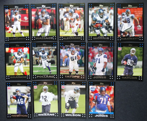 2007 Topps Seattle Seahawks Team Set of 14 Football Cards | eBay
