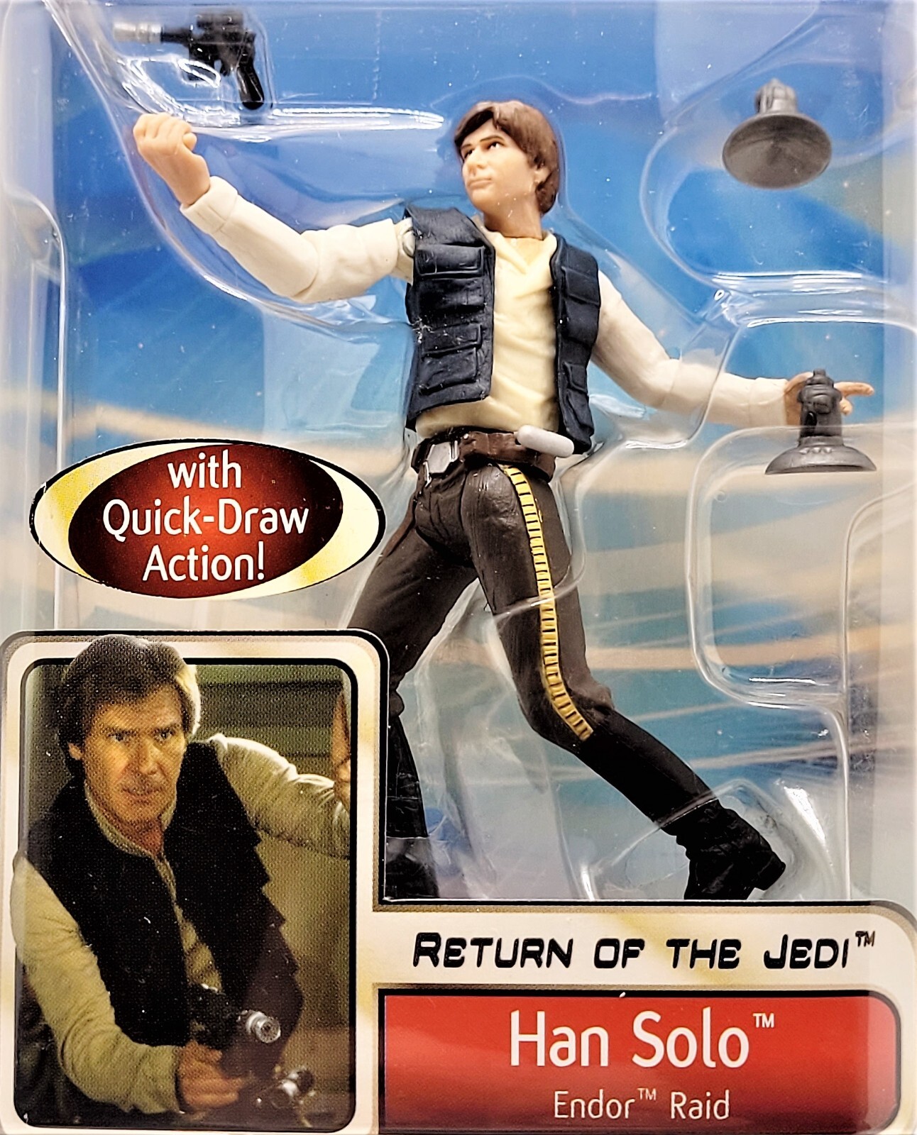 Star Wars Return Of The Jedi Han Solo Endor Raid Action Figure - SW7 | eBay