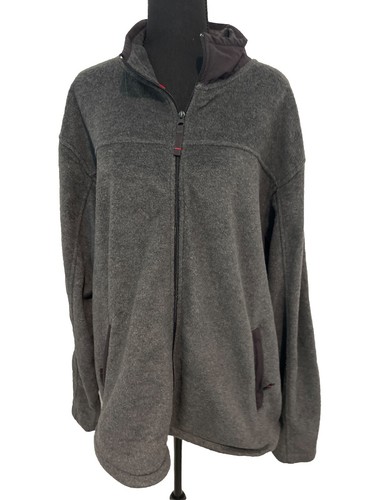 Foot Locker Jacket Men’s Large Fleece Gray Full Zip | eBay