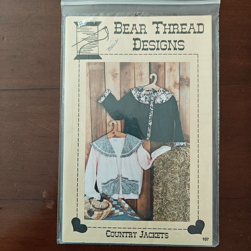 Bear Thread Designs Country Jacket Pattern 107 - Floral Embellishment ...