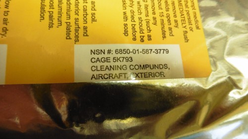 1 PACK Genuine Military CEE-BEE R-681 Aircraft Wipes 25 Wipes / 3.5 LBS ...