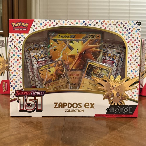 Pokemon TCG Scarlet & Violet 151 Zapdos EX Collection Box Sealed NEW | eBay