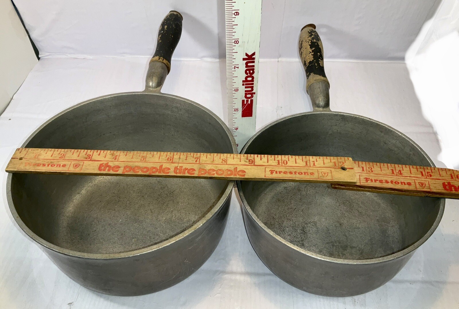 2 Vtg Peerless Aluminum Pots & Lids Nat'l Pressure Cooker Co 3Qt & 2Qt ...