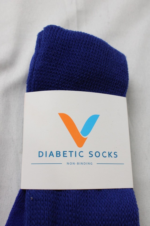 Viasox Unisex Diabetic Non-Binding Socks Assorted Colors/Sizes/Styles ...