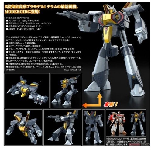 MODEROID NIKICK Super Dimension Century Orguss Model Kit Goodsmile ...