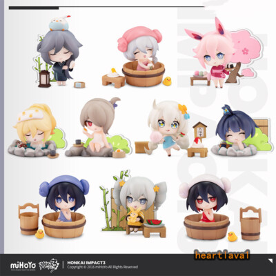 Official Honkai Impact 3 Fu Hua Rita Sirin Kiana Kika Spa Figure Model ...