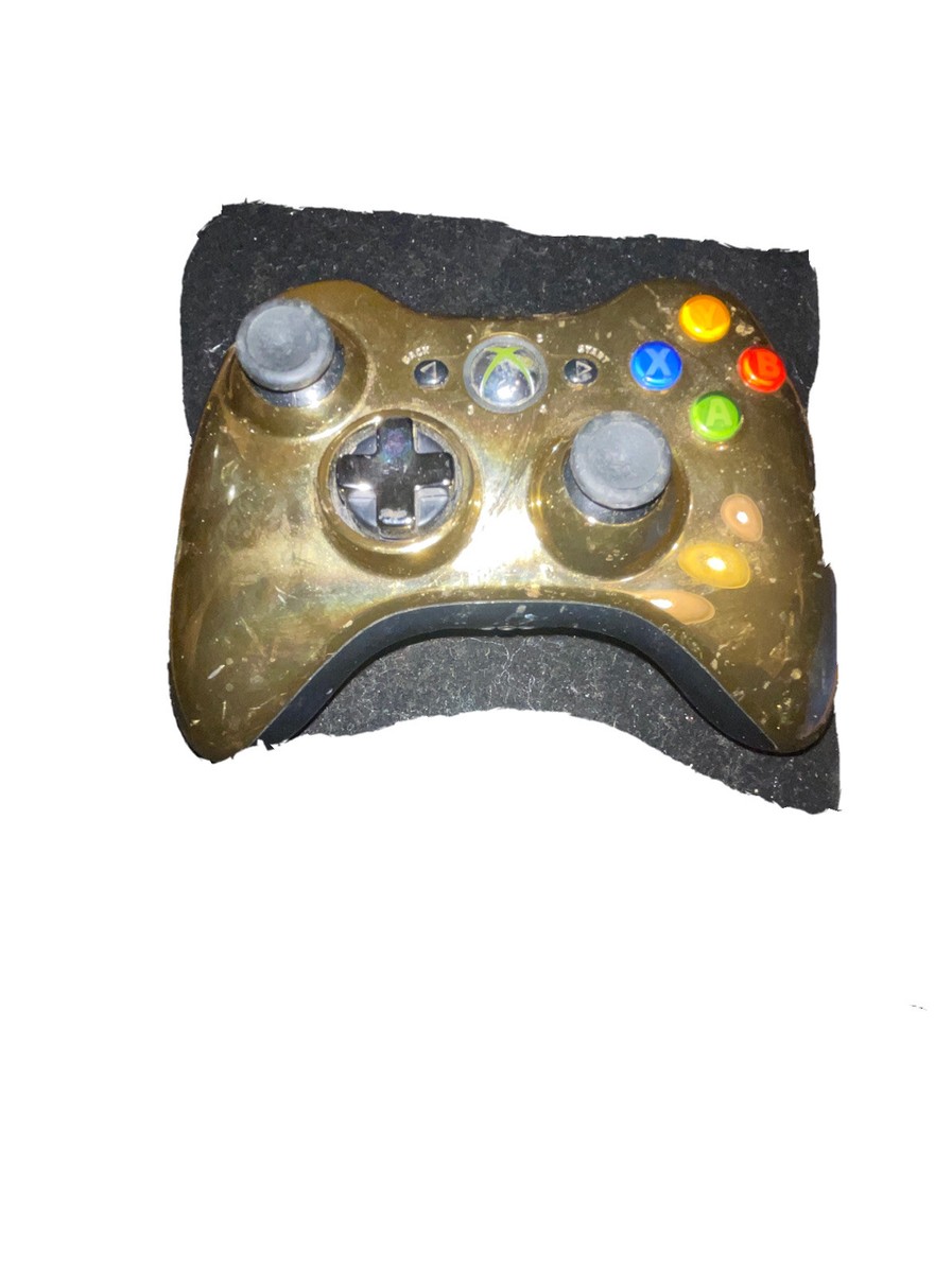 Gold Xbox 360 Controller