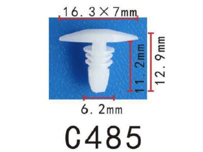 5PCS Fit Honda 90664-671-0030 Nylon Weatherstrip Rivet Retainer Clip ...