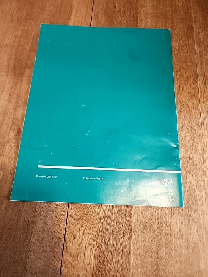 Videocipher II 2100E Satellite Descrambler Installation and Operation ...