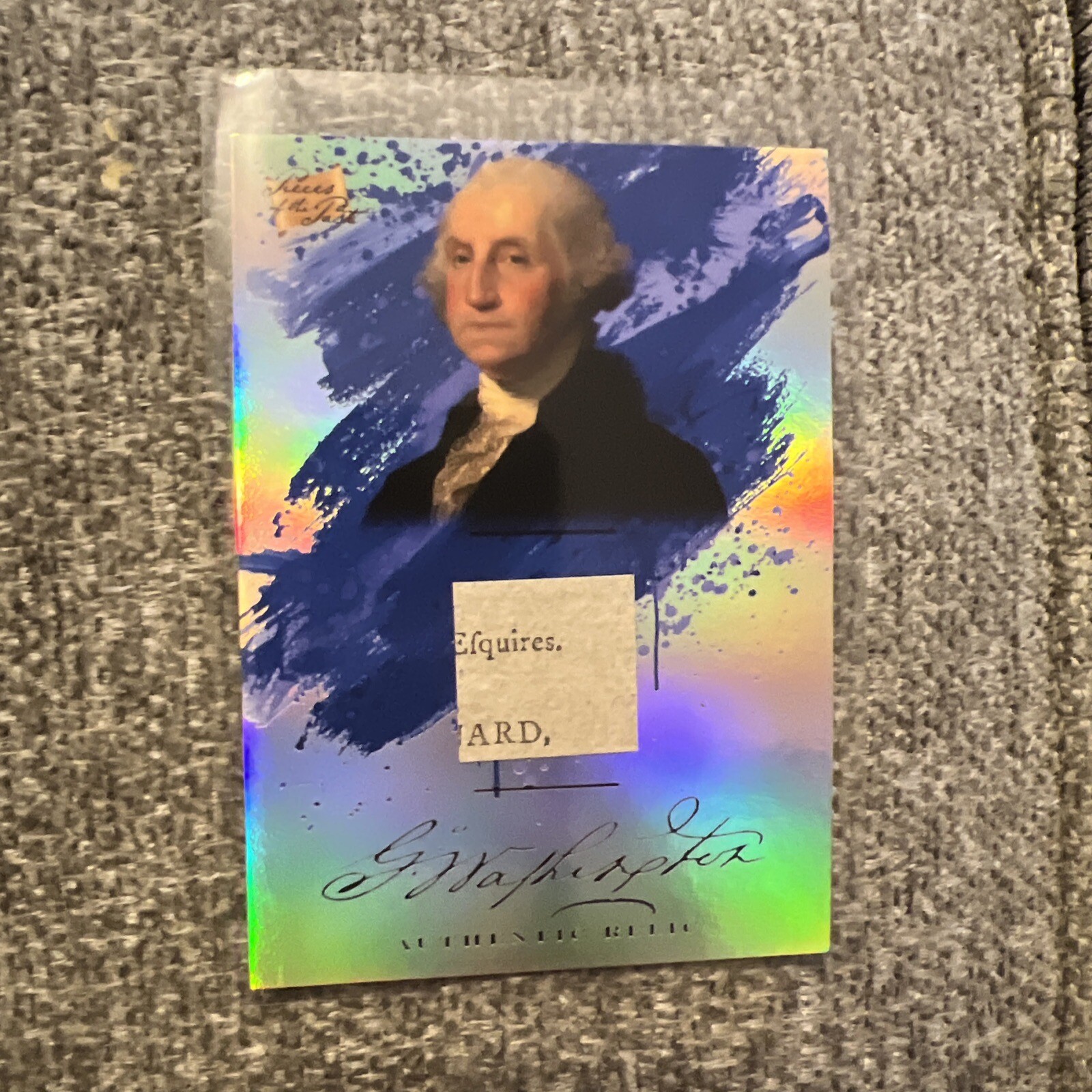 2023 PIECES OF THE PAST SERIES 2 GEORGE WASHINGTON HAND TYPED RELIC | eBay