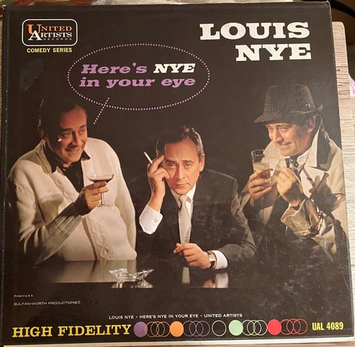 Comedy LP: LOUIS NYE – Here’s Nye in Your Eye (b) United Artists, 1961 ...
