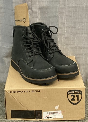 NEW GENUINE HIGHWAY 21 361-80608 Journeyman Boots SIZE 8 | eBay