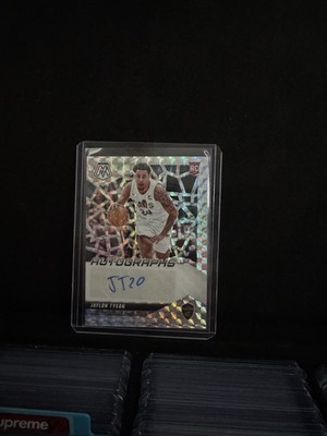 2024-25 Panini Mosaic Jaylon Tyson Silver Rookie Autograph | eBay