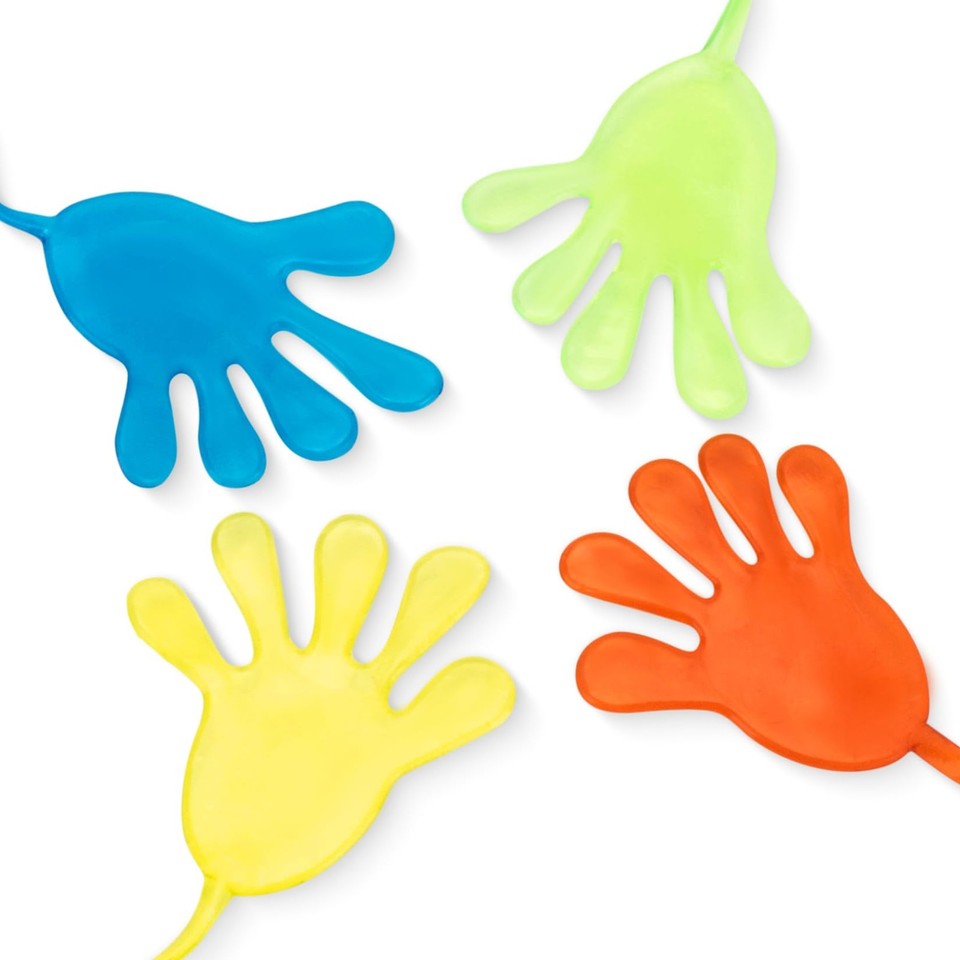 MAQIHAN 32pcs Sticky Hands - Sticky Fingers, Hand Squishy Toy ...