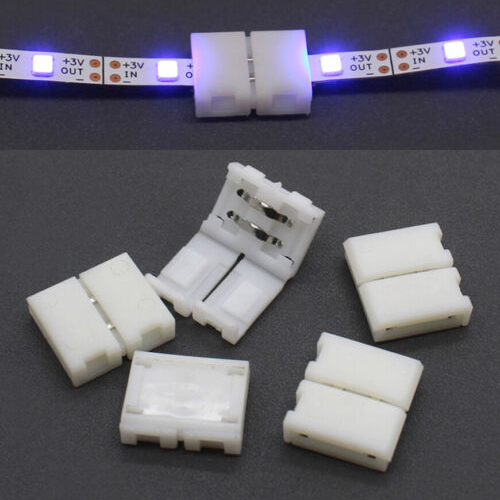 8mm / 10mm LED Lights String Connectors Quick Splice Crimp Light Strip ...