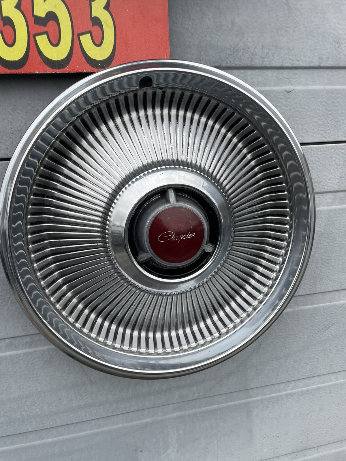 1967-68 Chrysler Newport Red Beautiful 14” Hubcaps 4 Rare Oem Rat Rod ...