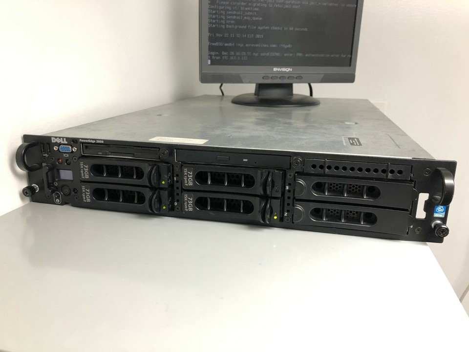 Dell PowerEdge 2850 (PE2850) Server 2x Dual-Core Intel Xeon 3x 70000GB ...