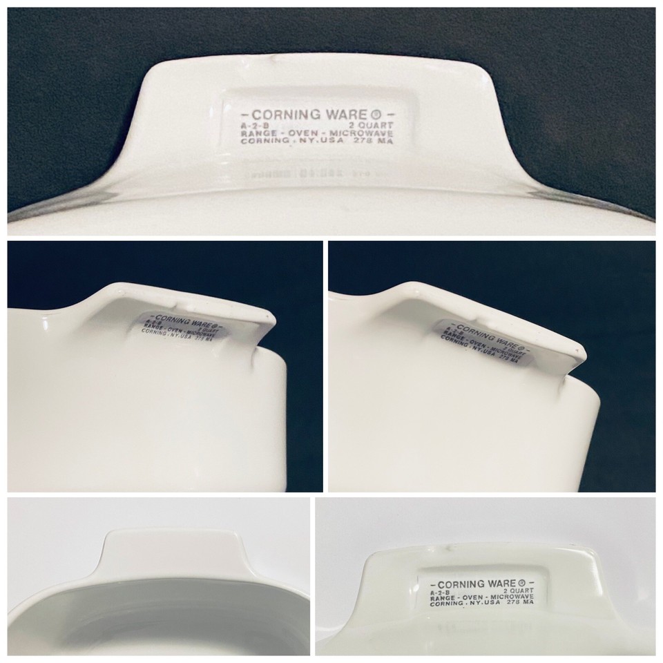 Rare 278MA Stamp Vintage Corning Ware La Marjolaine A-2-B with Pyrex A ...