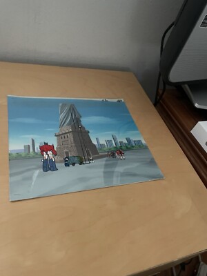 Transformers Optimus Prime Production Cel/Master Background Setup ...