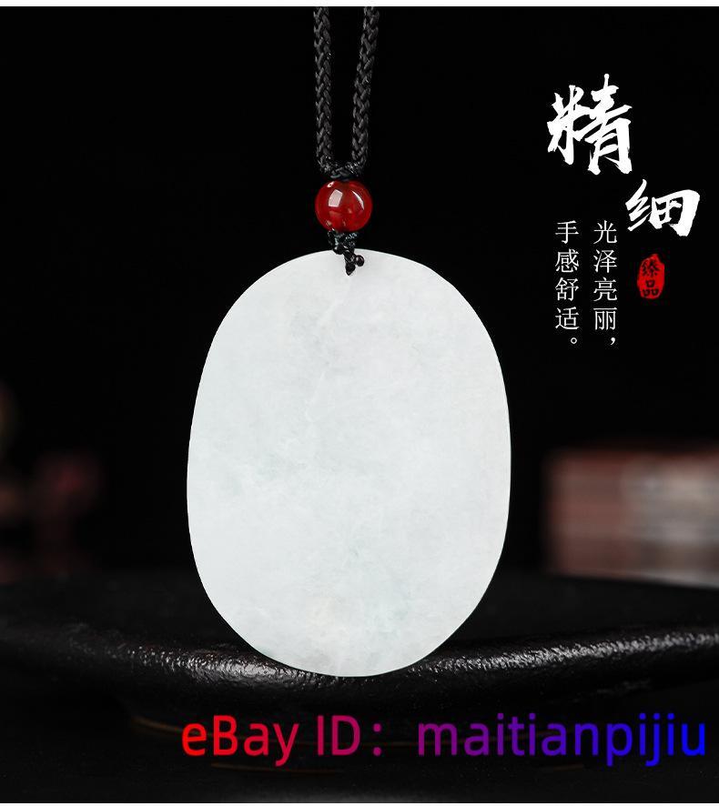 Burmese Jade Rabbit Pendant Carved Natural Jadeite White Jewelry ...