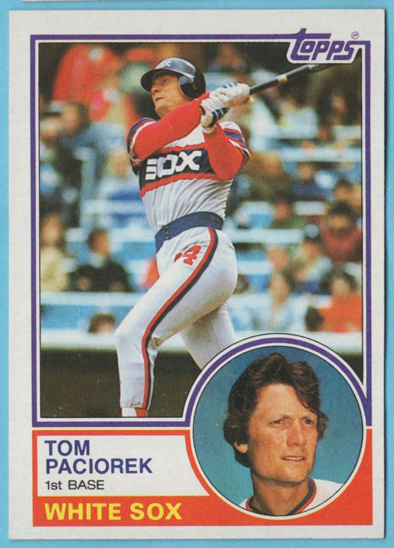 1983 Topps Tom Paciorek Chicago White Sox #72 | eBay