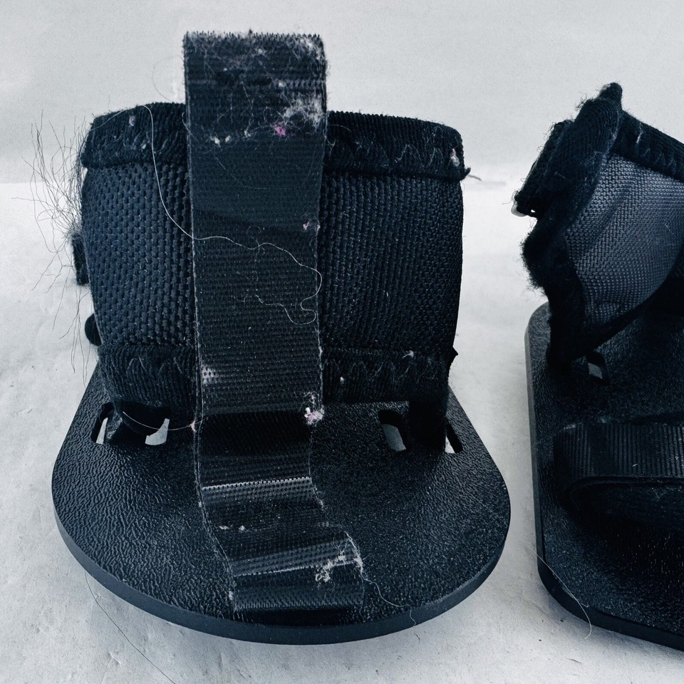 Wheelchair Shoe Holders Straps Safety Restraint Shoes Fixed Pair Left ...