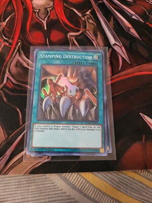 YUGIOH TCG 3X STAMPING DESTRUCTION MYFI-EN051 SUPER 1ST EDITION | eBay