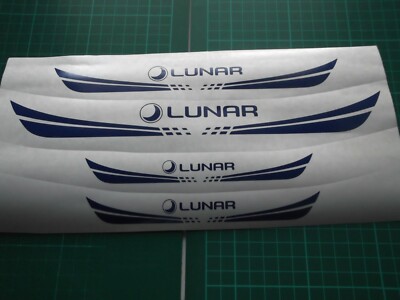 LUNAR CARAVAN LARGE set Sticker Decal x 4. 3 sizes. Choice of 19 ...