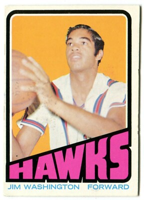 1972-73 Topps #22 Jim Washington Atlanta Hawks | eBay