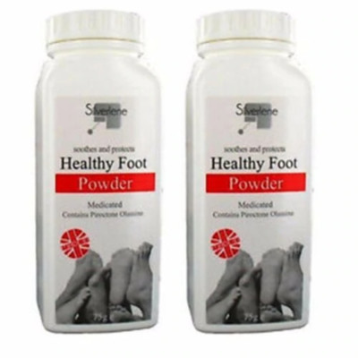 2 x Medicated Athlete Foot Powder Anti Fungal Athletes Feet Toes Anti ...