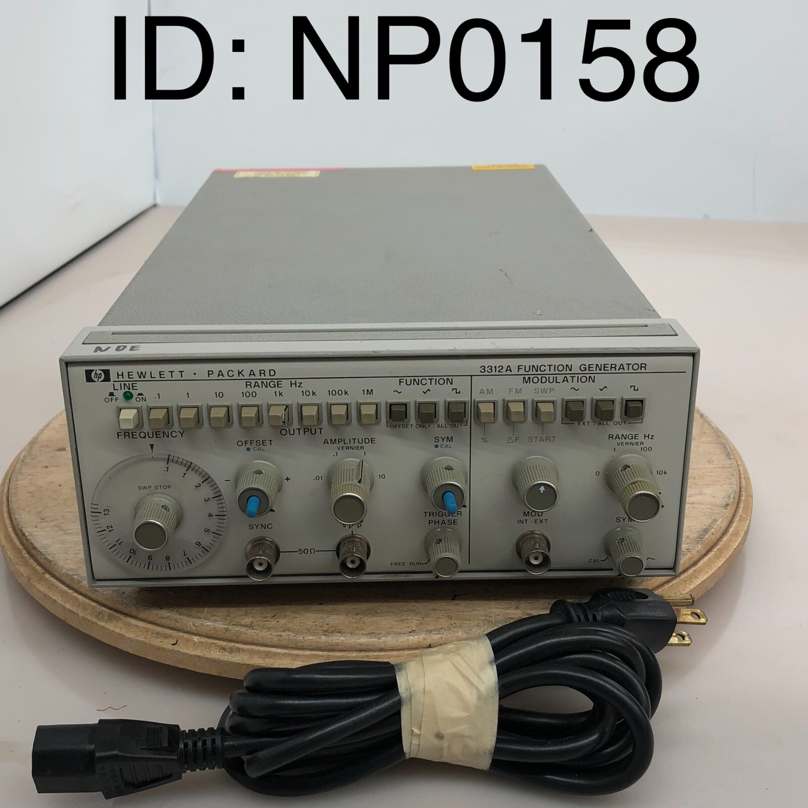 HP 3312A Function Generator W/Power Cable | eBay