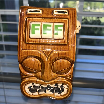 Vintage Frankie's Tiki Room Vegas Slot Machine Mug Squid By Tiki Farm ...