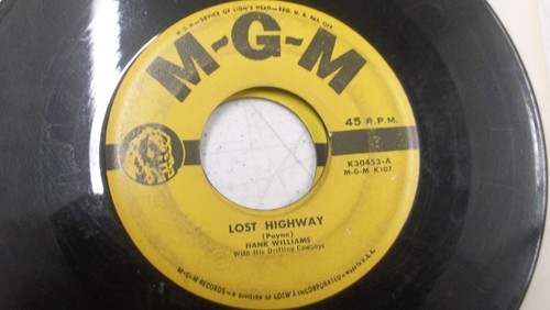 hank williams 45 record lost highway good plus | eBay