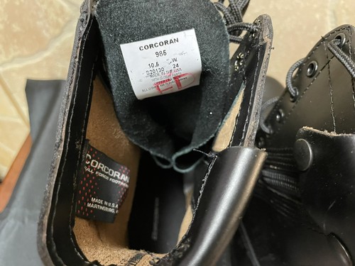 Mens 10.5 W Corcoran 10 Inch Side Zipper Field Military Boot 985 USA ...