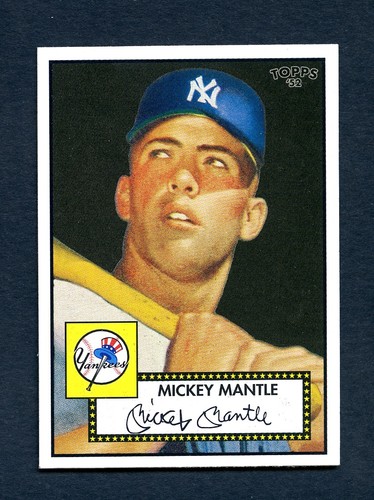 2006 Topps '52 baseball Card #311 Mickey Mantle Yankees NM-MT | eBay