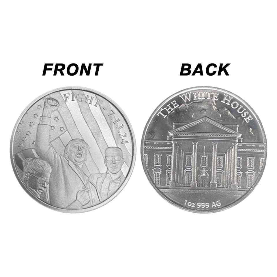 President Fight! "SURVIVES" Coin Limited Edition 1 oz .999 Fine Silver ...
