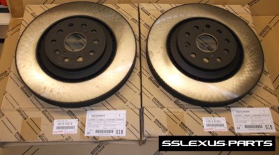 Lexus LS460 LS460L (2009-2017) (AWD) OEM Genuine FRONT BRAKE ROTOR SET ...