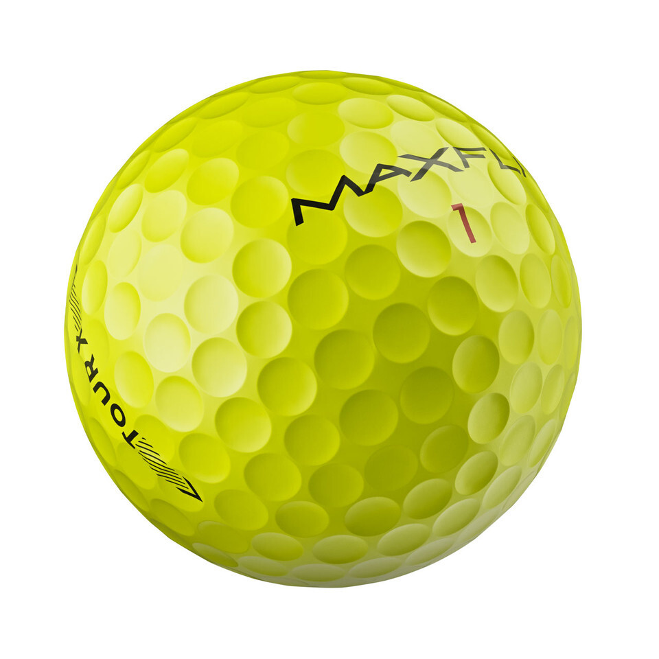 Maxfli 2025 Tour X Golf Balls Dz Gloss Yellow Soft Feel 100 Compression ...