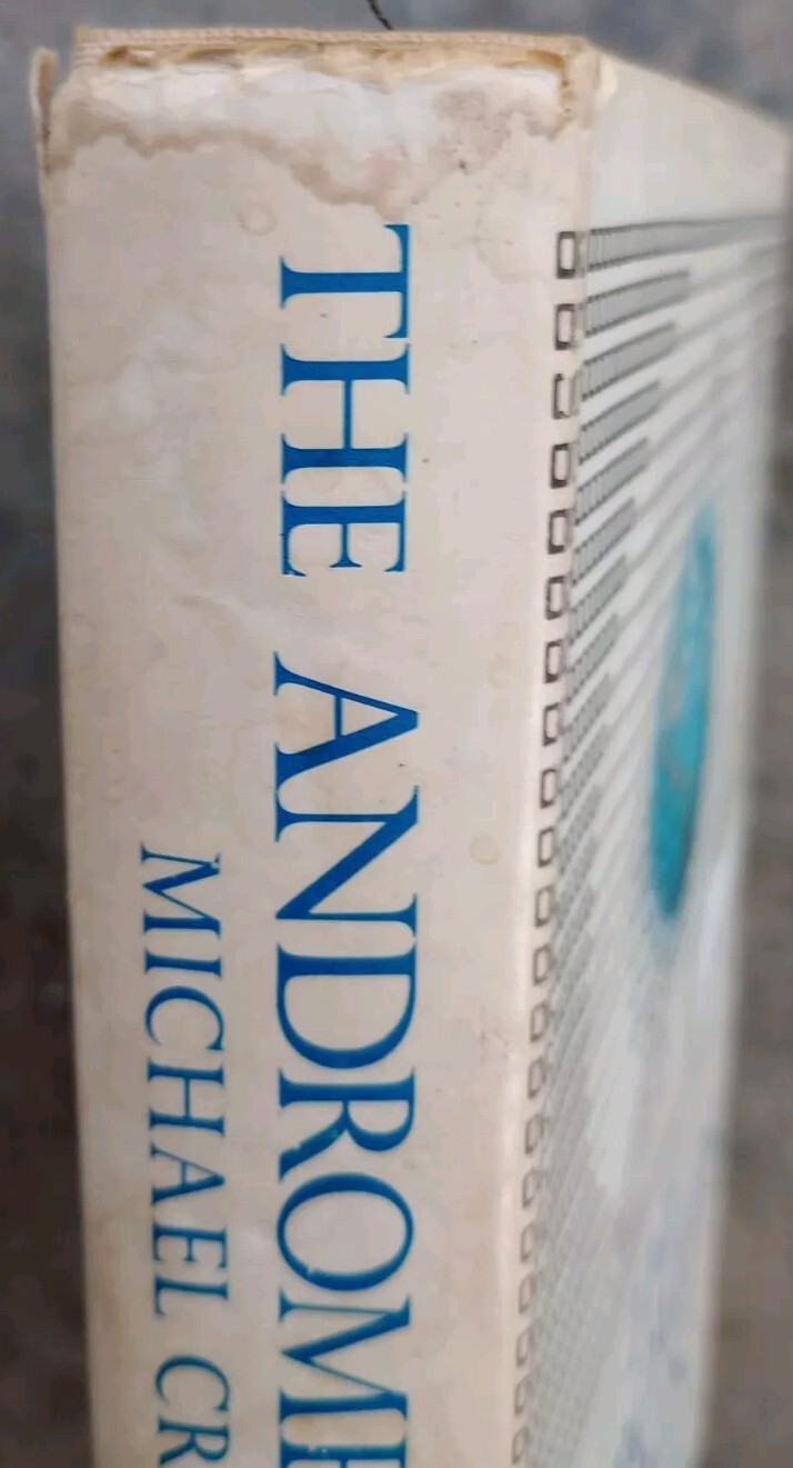 1st EDITION The Andromeda Strain by Michael Crichton 1969 Hardcover 1st ...
