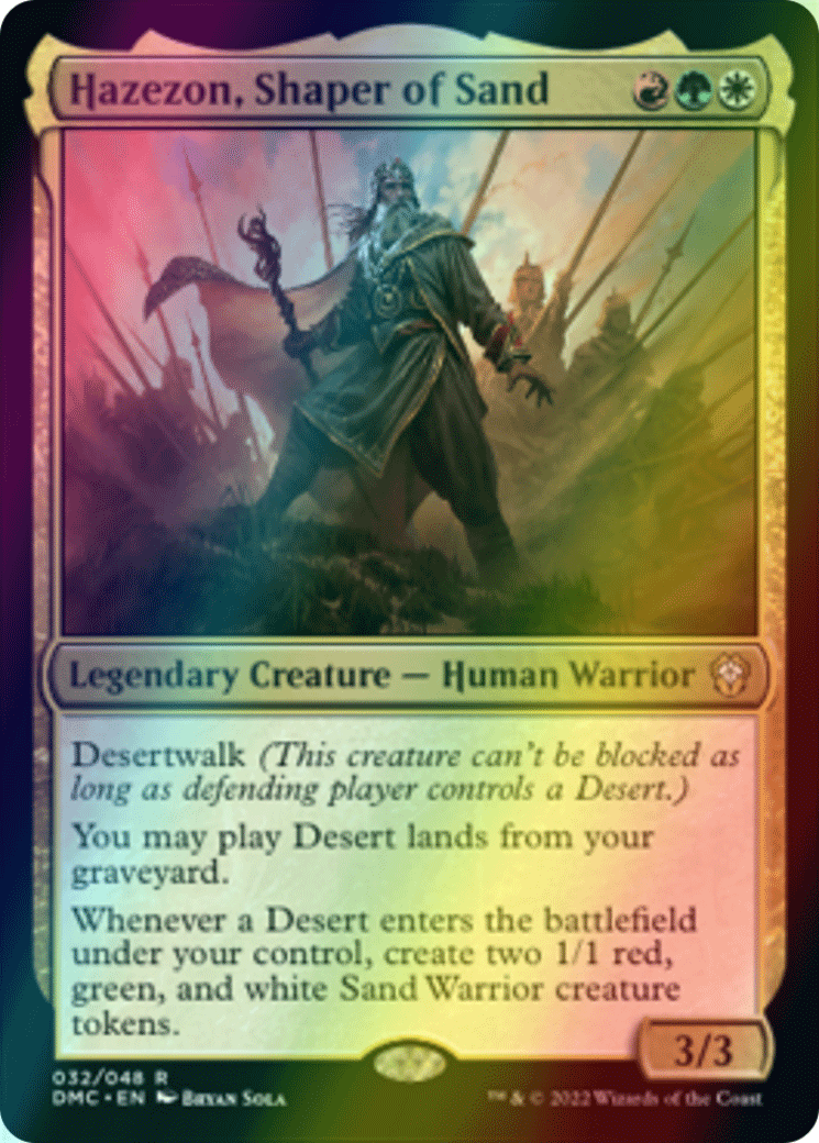 Hazezon, Shaper of Sand FOIL, Dominaria United, MTG NM/M | eBay