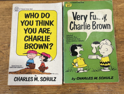 Two Vintage 1970's Charlie Brown Paper Back Books by Charles Schulz | eBay