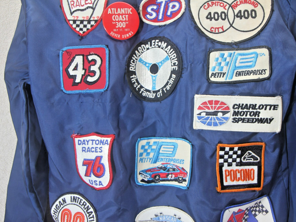 Vintage 70s & 80s NASCAR Jacket – Racing Patches – Great for Man Cave ...