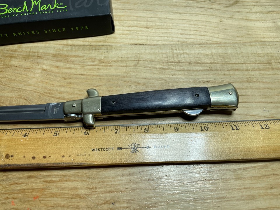 Benchmark Folding Pocket Knife New Large Stiletto BMK035 | eBay
